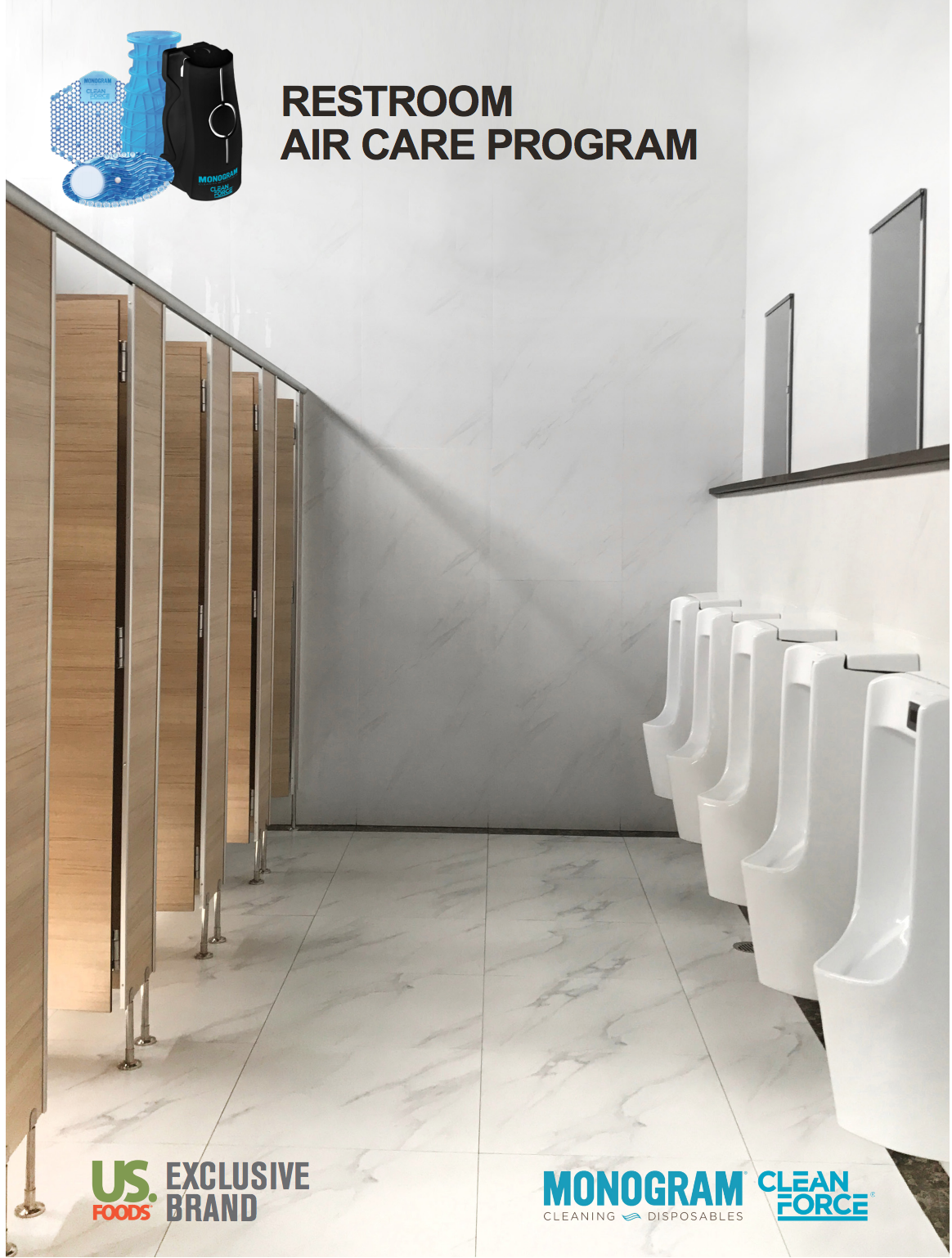 Monogram Clean Force Restroom Air Care Program Sell Sheet