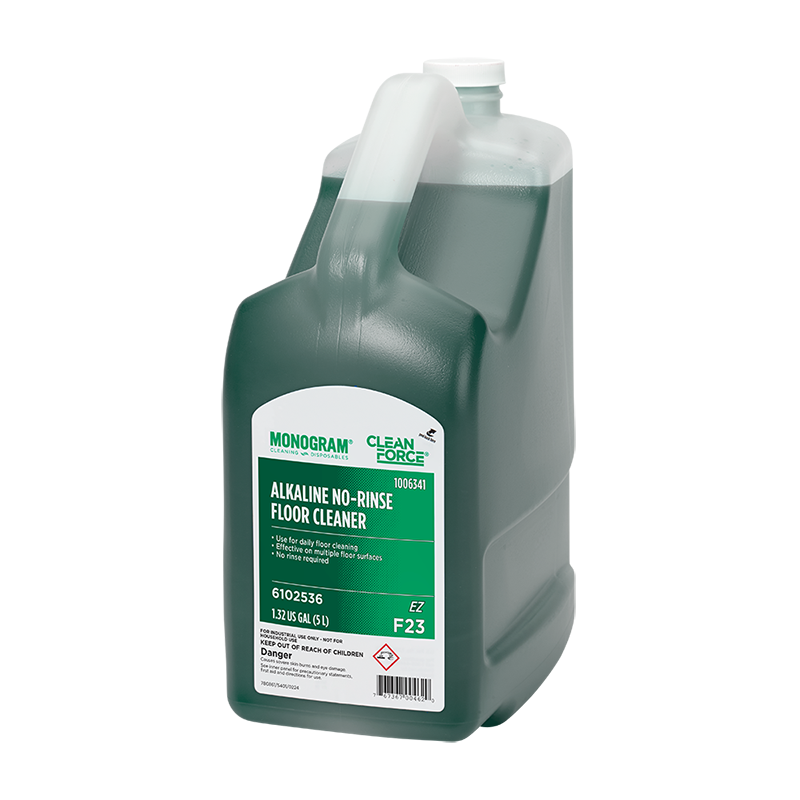 Monogram Clean Force Alkaline No Rinse Floor Cleaner